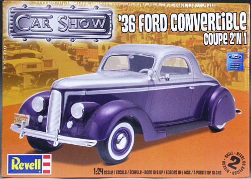 Revell/Monogram 1936 Ford Coupe or Convertible Custom Street Rod ...