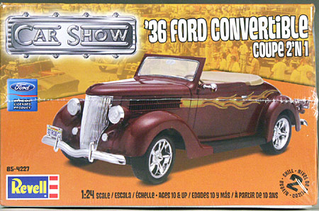 Revell/Monogram 1936 Ford Coupe or Convertible Custom Street Rod ...
