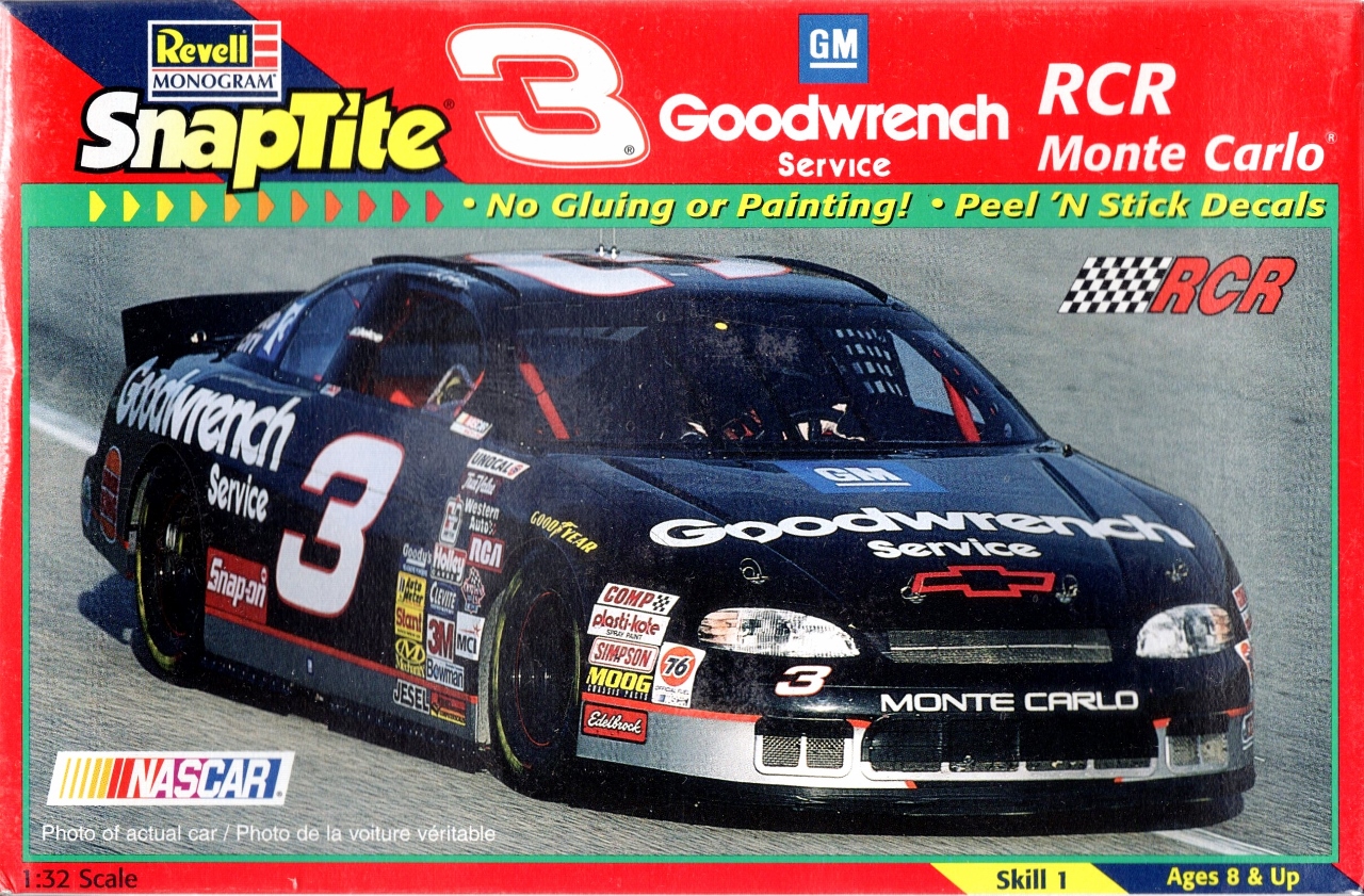 Revell/Monogram Dale Earnhardt #3 "Goodwrench" 1997 Chevy Monte Carlo ...