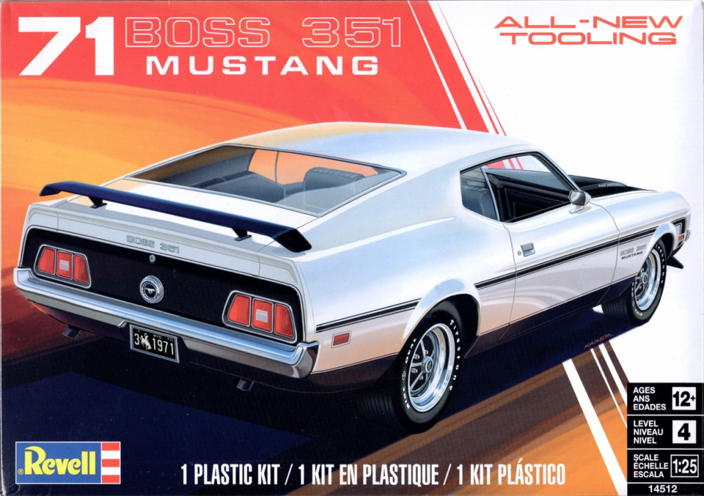 Revell 1971 Ford Mustang Boss 351 - All New Tooling - Spotlight Hobbies