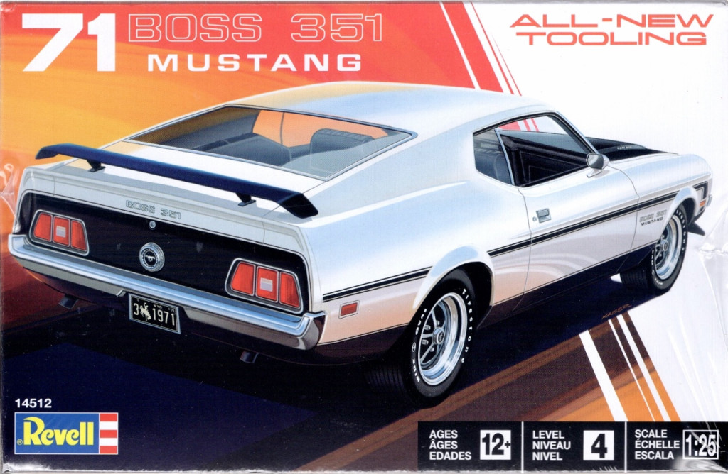 Revell 1971 Ford Mustang Boss 351 - All New Tooling - Spotlight Hobbies