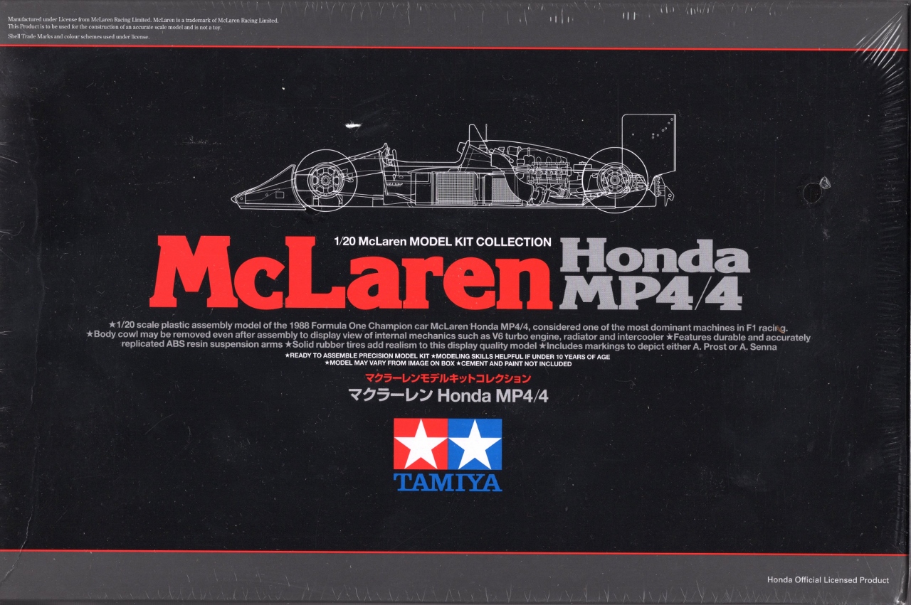 Tamiya McLaren Honda MP4/4 Formula 1 - 1/20 Scale - Spotlight Hobbies