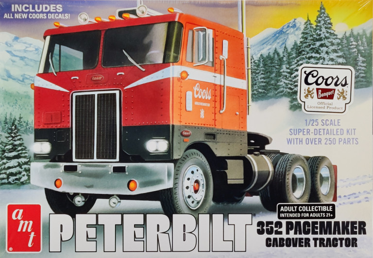 AMT "Coors" Peterbilt 352 Pacemaker Cabover Semi Tractor Truck ...