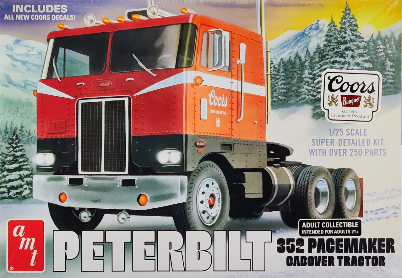 AMT "Coors" Peterbilt 352 Pacemaker Cabover Semi Tractor Truck ...