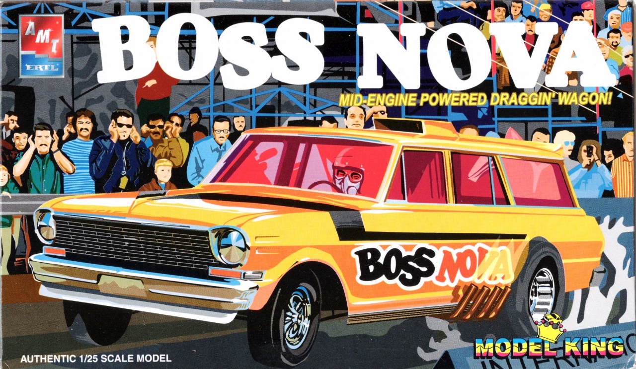 AMT "Boss Nova" 1963 Chevy II Nova Wagon Mid-engine Funny Car - Spotlight Hobbies