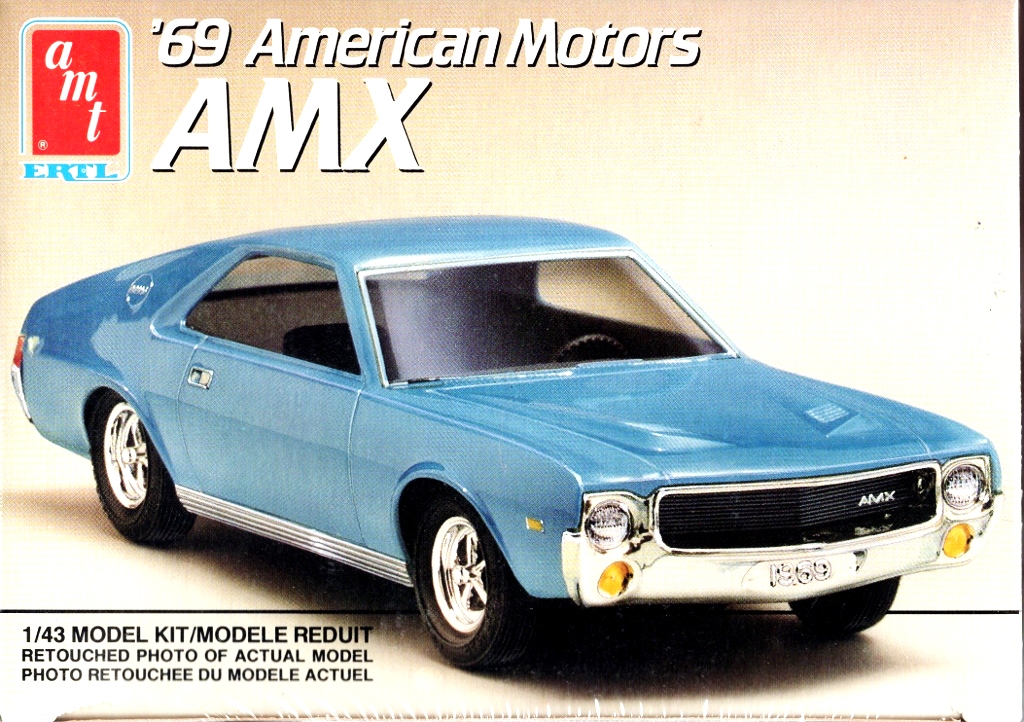AMT 1969 American Motors (AMC) AMX - 1/43 Scale - Spotlight Hobbies