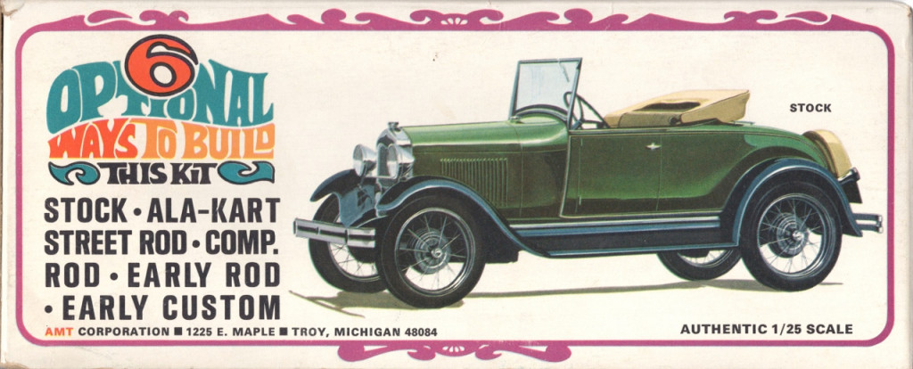 AMT 1929 Ford Model A Roadster, Build Two Complete Cars - Stock and Hot ...