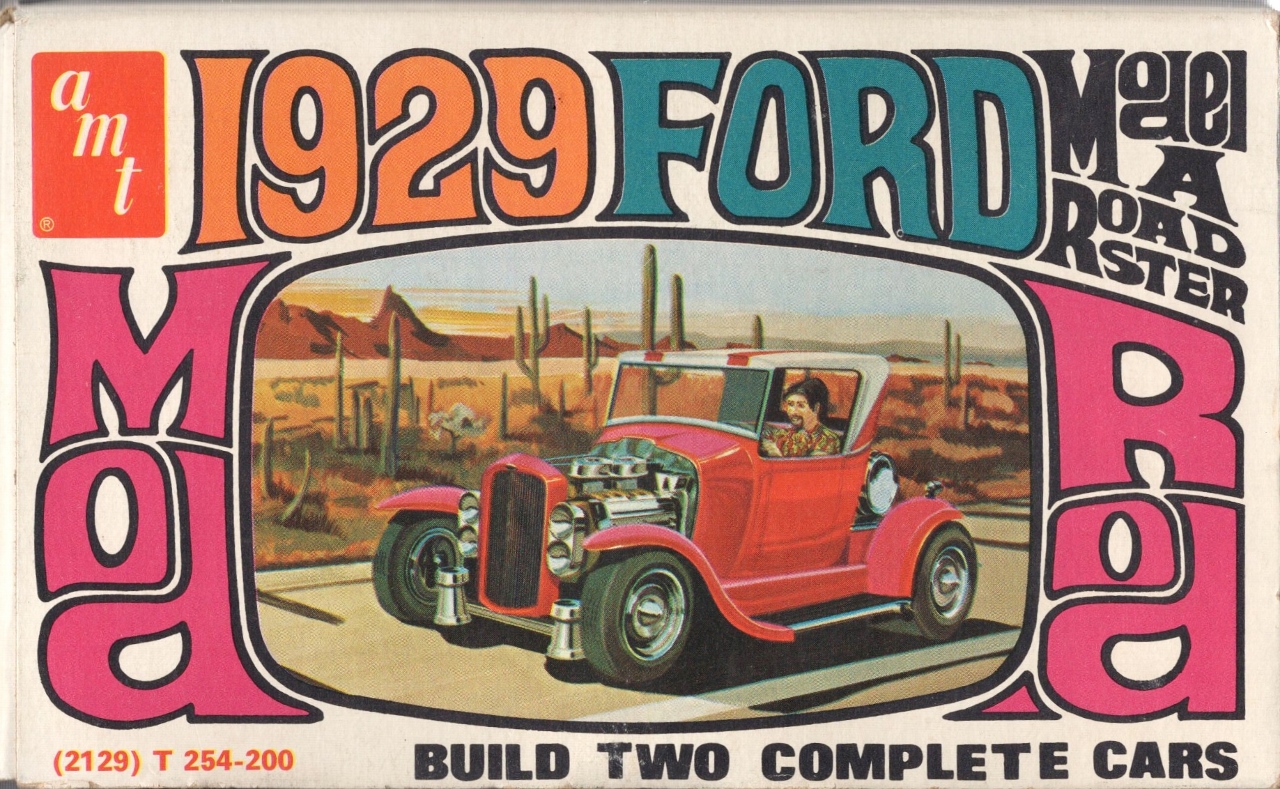 AMT 1929 Ford Model A Roadster, Build Two Complete Cars - Stock and Hot ...