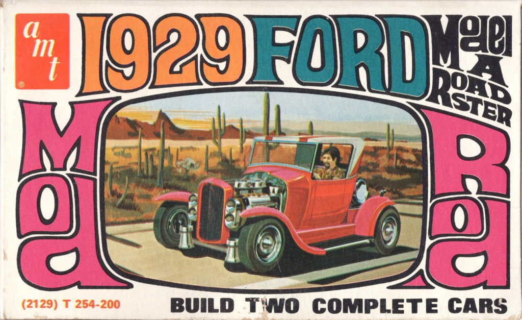 AMT 1929 Ford Model A Roadster, Build Two Complete Cars - Stock and Hot ...