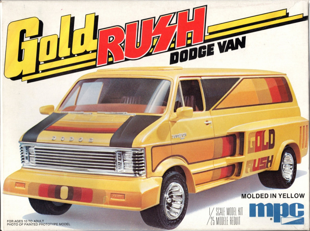 MPC “Gold Rush” 1979 Dodge Custom Van - Spotlight Hobbies