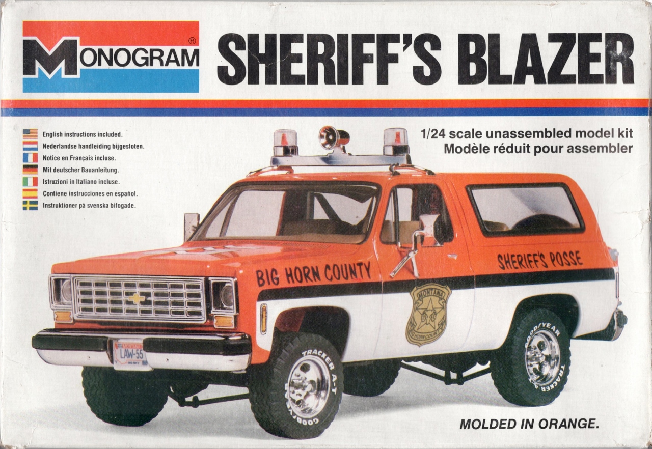 Monogram 1975 Chevy K-5 "Sheriff's Blazer" 4x4 - Spotlight Hobbies