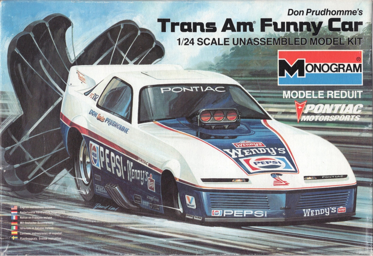 Monogram Don "Snake" Prudhomme "Pepsi" Pontiac Firebird Trans Am Funny ...