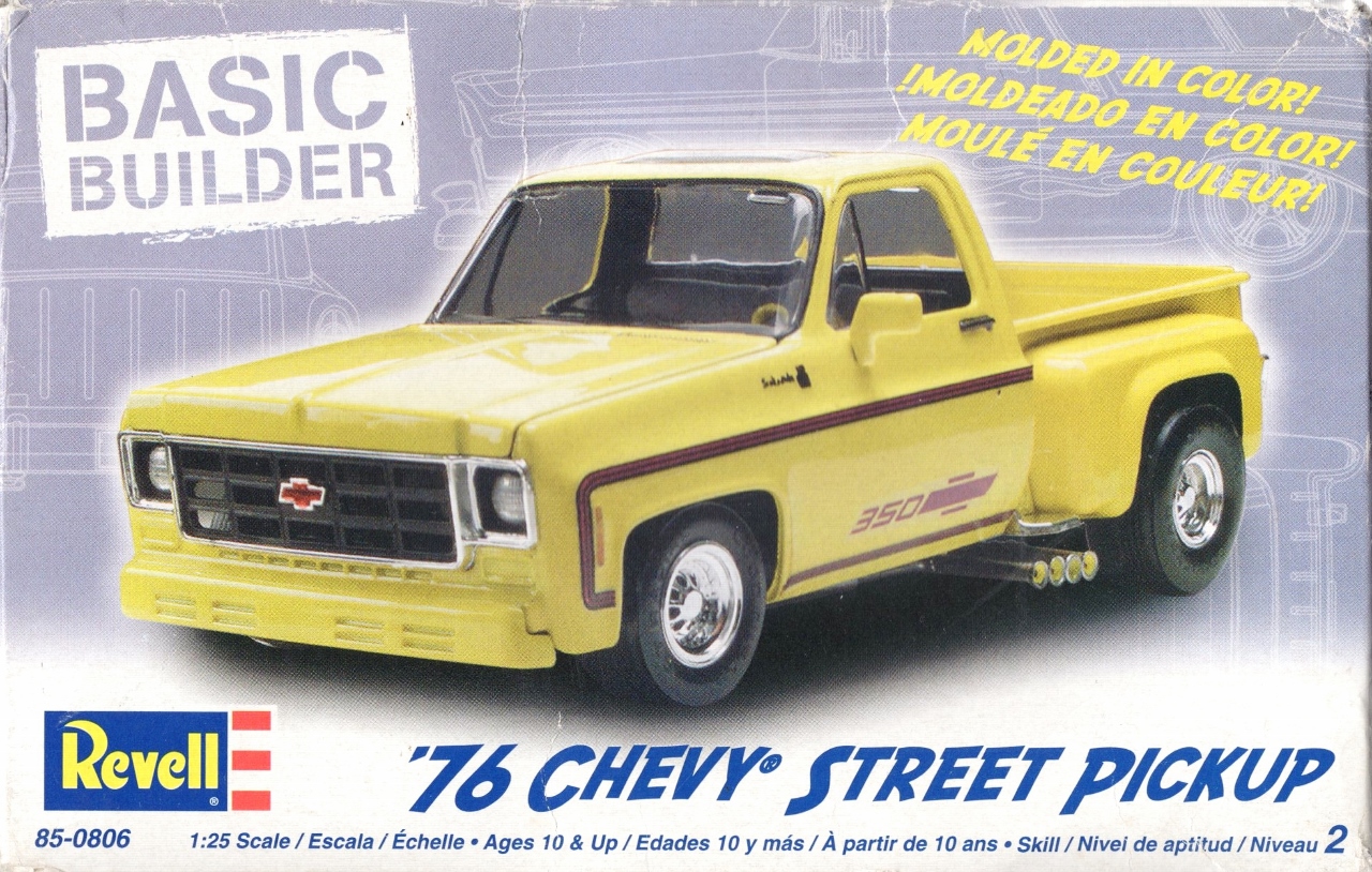 Revell 1976 Chevy Street Stepside Pickup Truck - Spotlight Hobbies