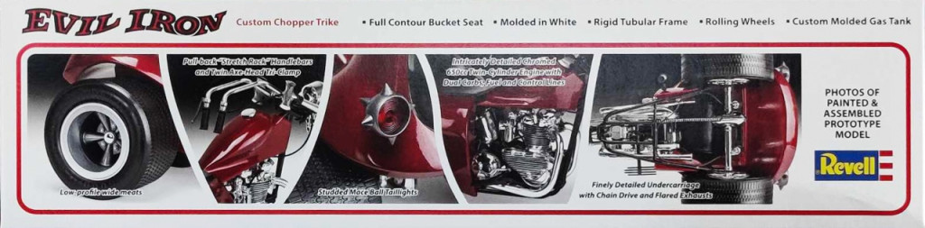 Revell Evil Iron Custom Chopper Trike Motorcycle - 1/8 Scale ...