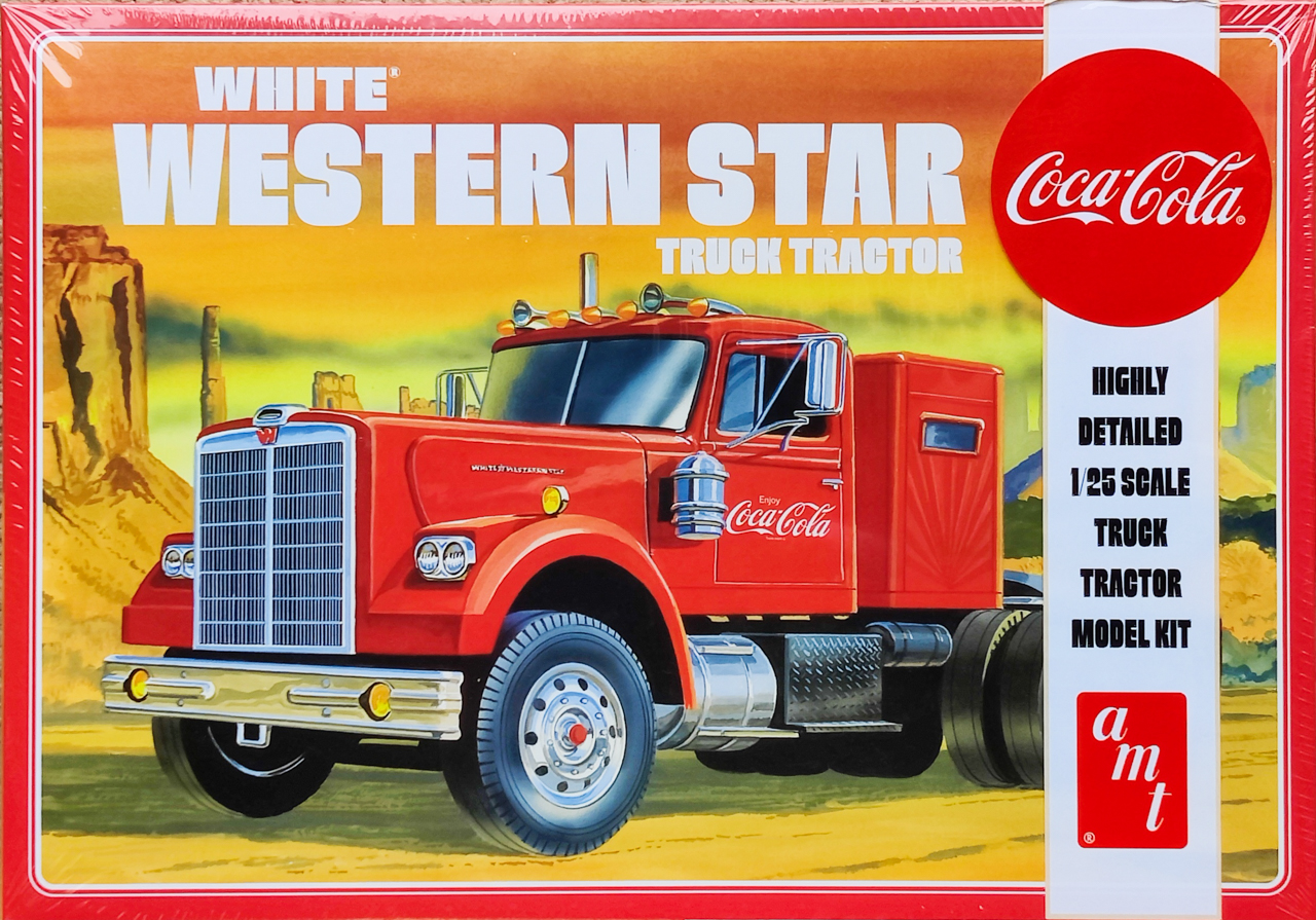 AMT "Coca Cola" White Western Star Semi Truck Tractor with Mercury ...