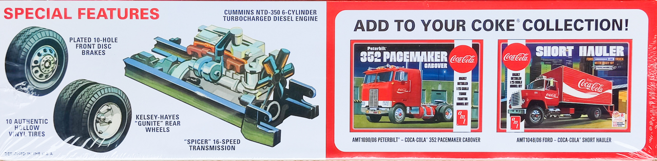 AMT "Coca Cola" White Western Star Semi Truck Tractor with Mercury ...