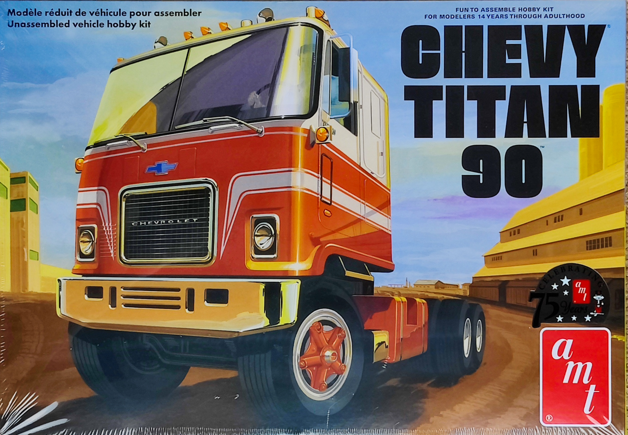 AMT Chevy Titan 90 Cabover Semi Tractor Truck - Spotlight Hobbies