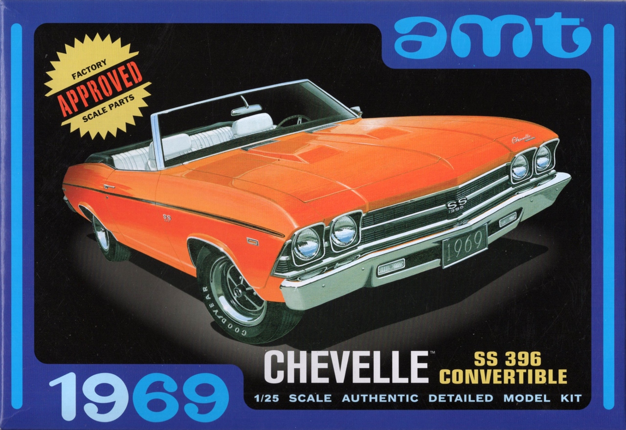 AMT 1969 Chevy Chevelle Malibu SS 396 Convertible - Spotlight Hobbies