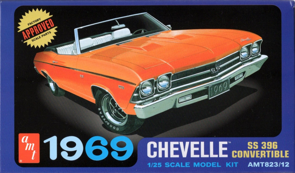 AMT 1969 Chevy Chevelle Malibu SS 396 Convertible - Spotlight Hobbies