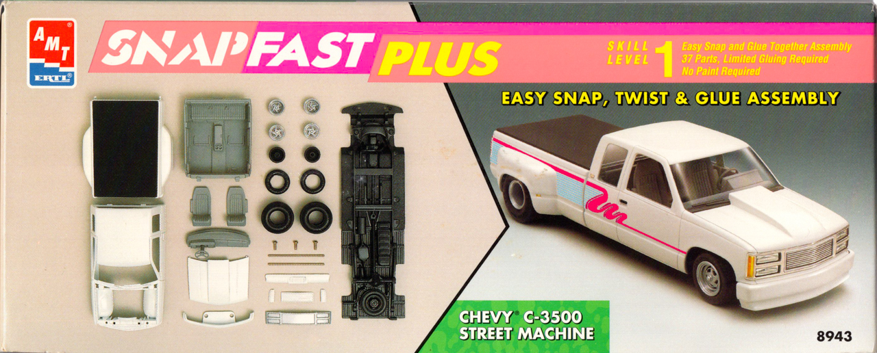 AMT 1993 Chevy C-3500 Extended Cab Dually Street Machine Pickup Truck ...