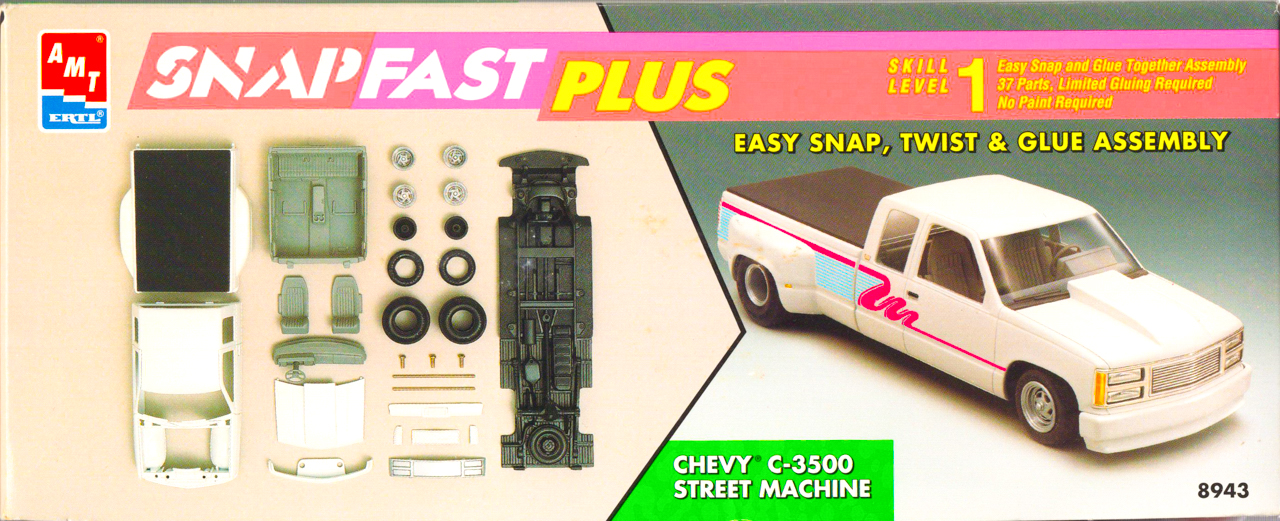 AMT 1993 Chevy C-3500 Extended Cab Dually Street Machine Pickup Truck ...