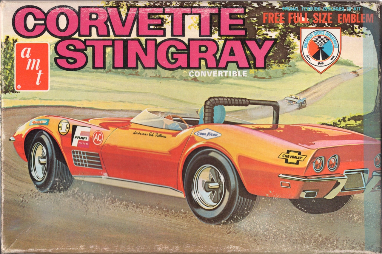AMT 1970 Chevy Corvette Stingray Convertible - Stock, Custom or Drag ...