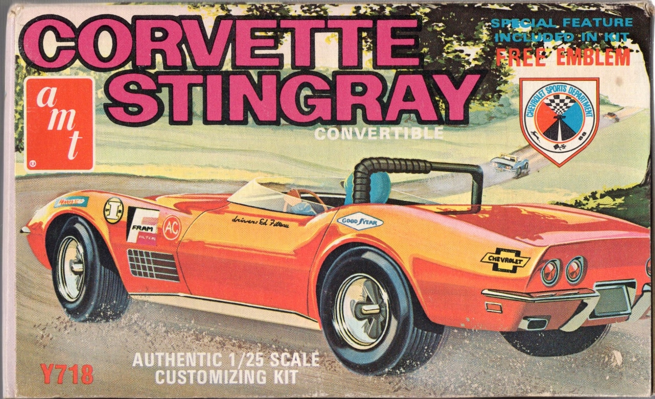 AMT 1970 Chevy Corvette Stingray Convertible - Stock, Custom or Drag ...