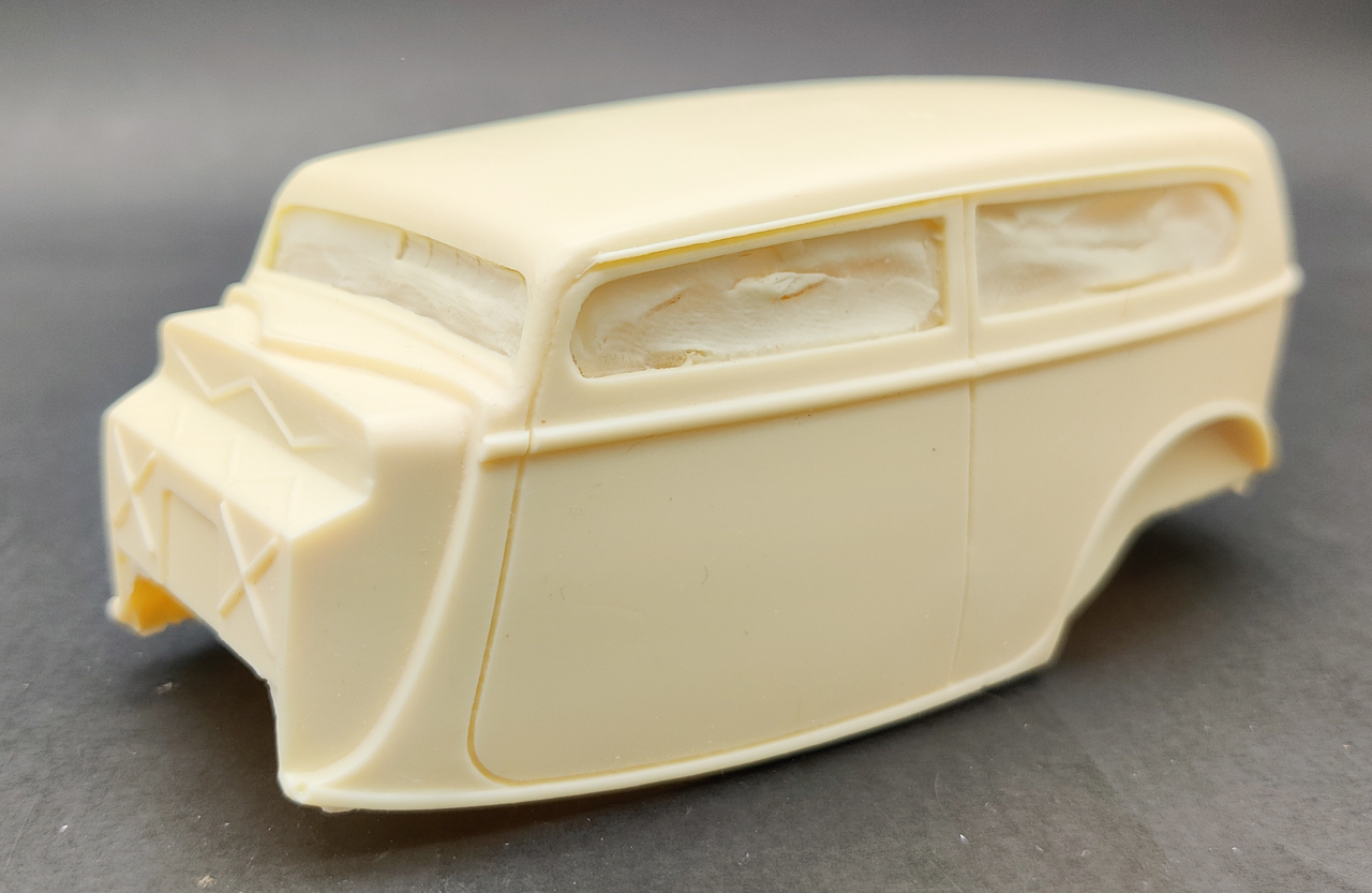 Jimmy Flintstone Resin 1934 Ford Sedan Rat Rod - Spotlight Hobbies