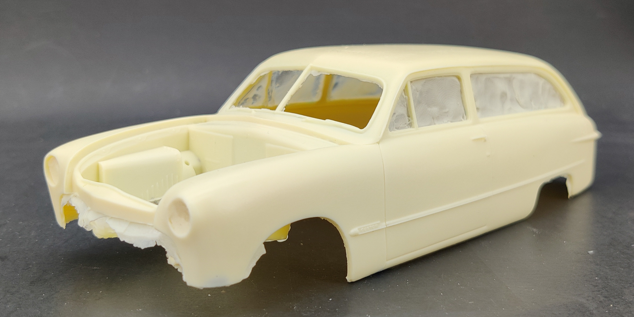 Jimmy Flintstone Resin 1950 Ford Custom Wagon - Spotlight Hobbies