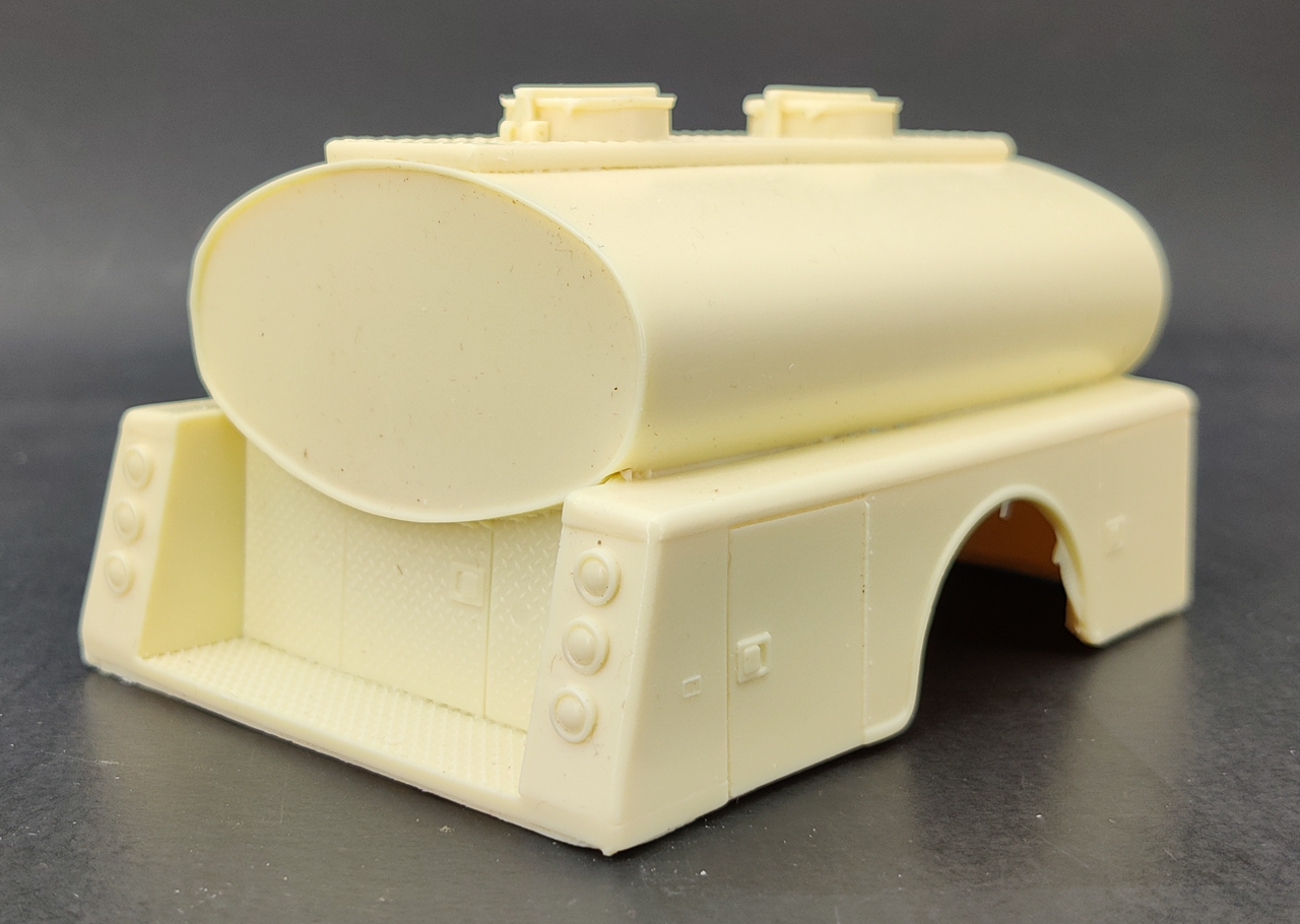 Jimmy Flintstone Resin Tanker Truck Box - Spotlight Hobbies