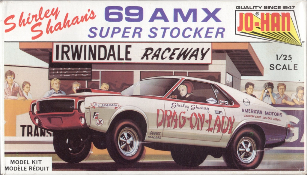 Jo-Han Shirley Shahan "Drag-On-Lady" 1969 AMC AMX Super Stock ...