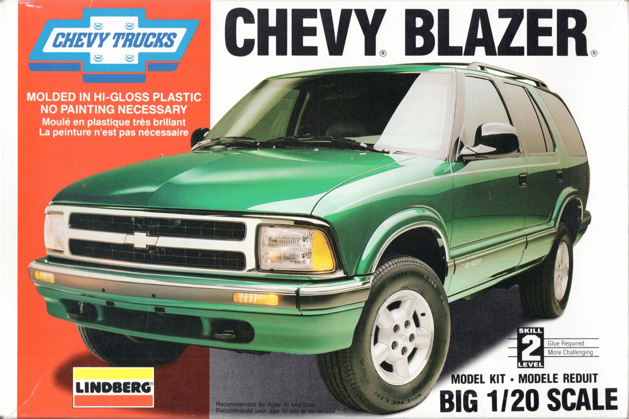 Lindberg 1993 Chevy S-10 Blazer - 1/20 Scale - Spotlight Hobbies