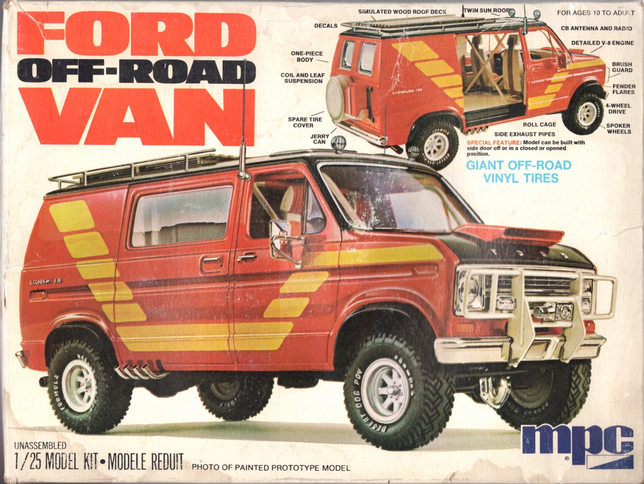 MPC 1978 Ford Off-Road 4x4 Van - Spotlight Hobbies