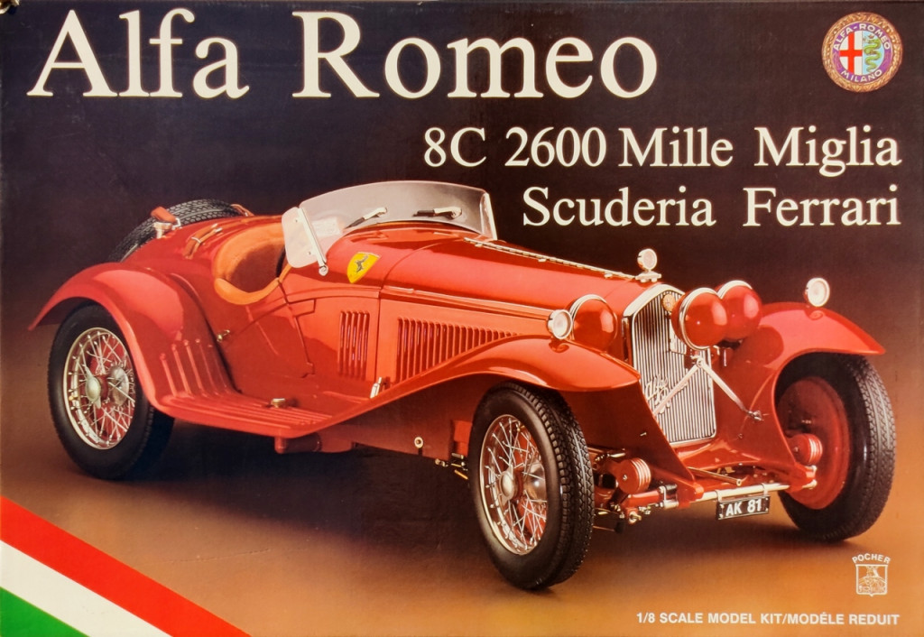 Pocher 1930 Alfa Romeo 8C 2600 "Mille Miglia" Scuderia Ferrari - 1/8 ...