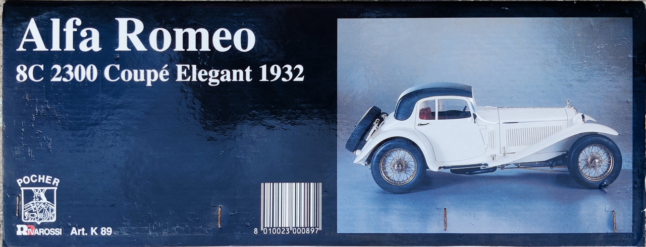 Pocher 1932 Alfa Romeo 8C 2300 Coupe Elegant - 1/8 Scale - Spotlight ...