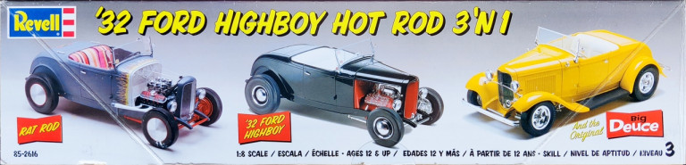 Revell (Monogram) 1932 Ford Roadster Highboy, Rat Rod or the Original ...