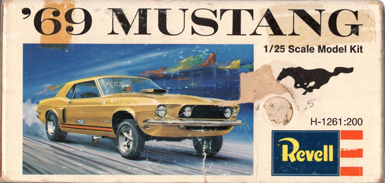 Revell 1969 Ford Mustang 428 Cobra Jet Hardtop or Convertible - Stock ...