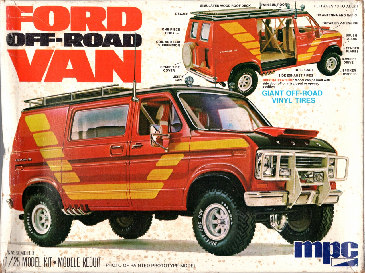 MPC 1978 Ford Off-Road 4x4 Van - Spotlight Hobbies