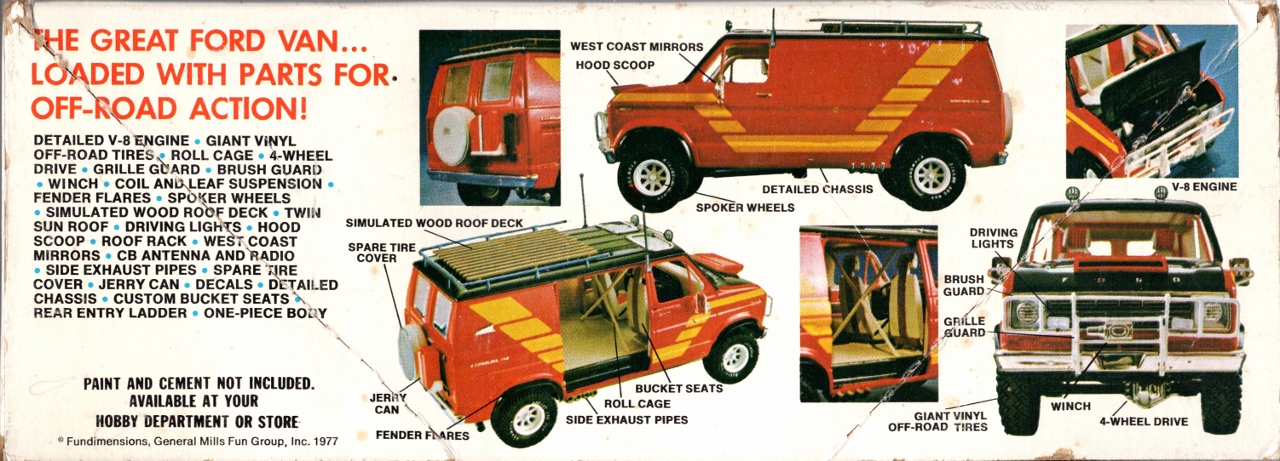 MPC 1978 Ford Off-Road 4x4 Van - Spotlight Hobbies