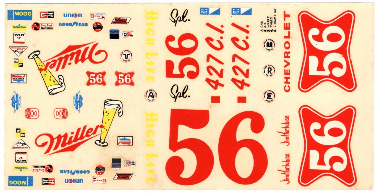 MPC Jim Hurtubise #56 "Miller" 1971 Chevy Chevelle - Spotlight Hobbies