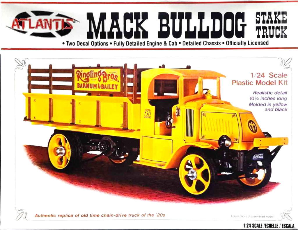 Atlantis (Monogram) 1926 Mack Bulldog "Ringling Bros" Stake Truck ...