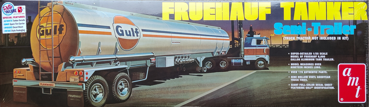AMT "Gulf" Fruehauf Tanker Semi Trailer - Spotlight Hobbies