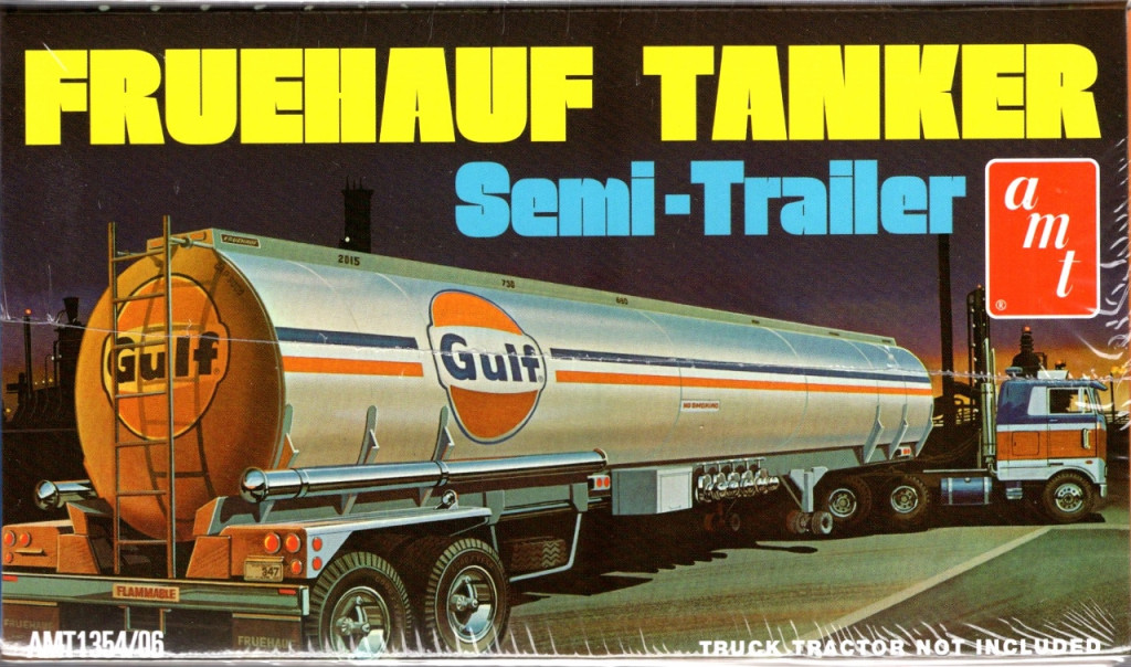 AMT "Gulf" Fruehauf Tanker Semi Trailer - Spotlight Hobbies