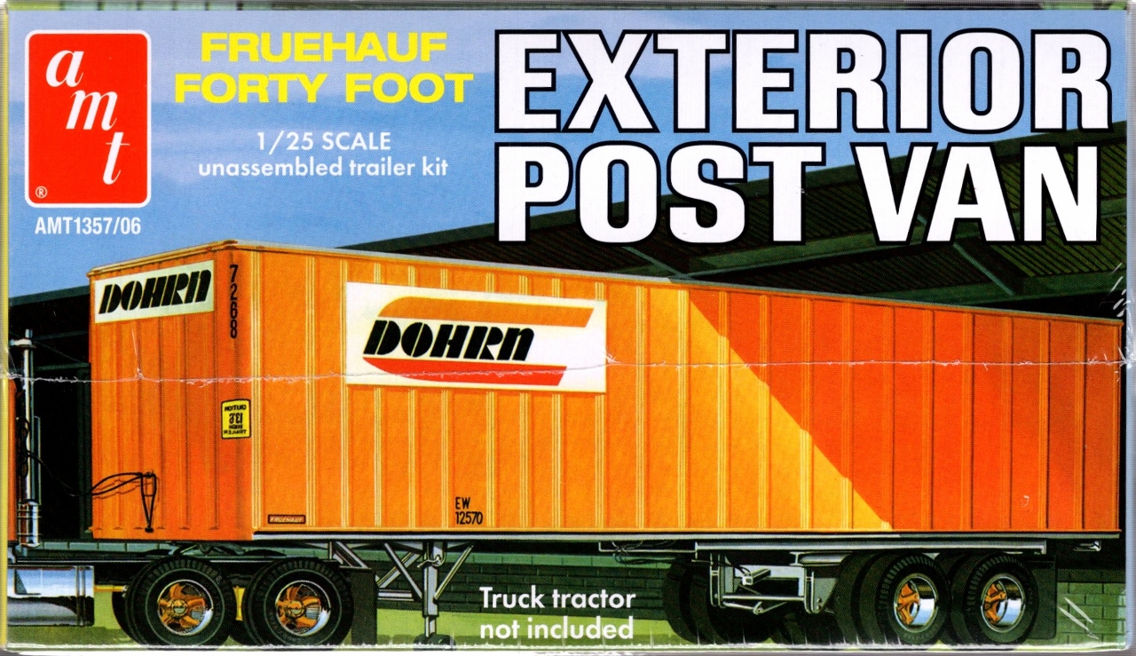 AMT "Dohrn" Fruehauf 40' Exterior Post Van Semi Trailer - Spotlight Hobbies