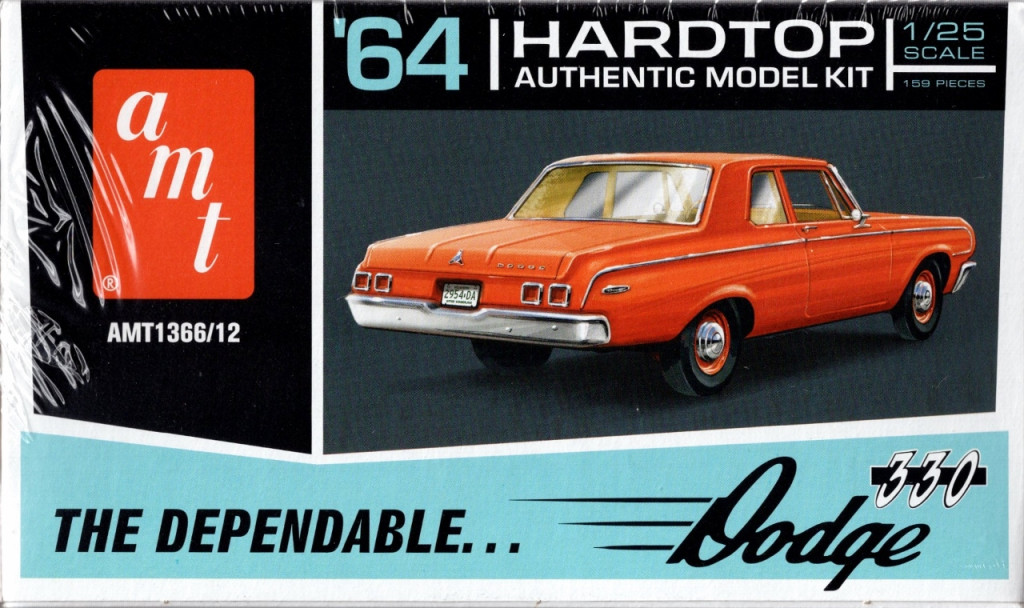 AMT (Lindberg) 1964 Dodge 330 2 Door Sedan - 383 or Slant Six Engine ...