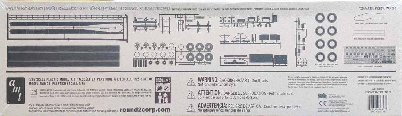 AMT Fruehauf Flatbed Semi Trailer - Spotlight Hobbies