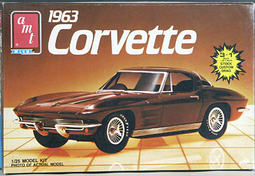 AMT 1963 Chevy Corvette Sting Ray Fastback Split-Window Coupe ...