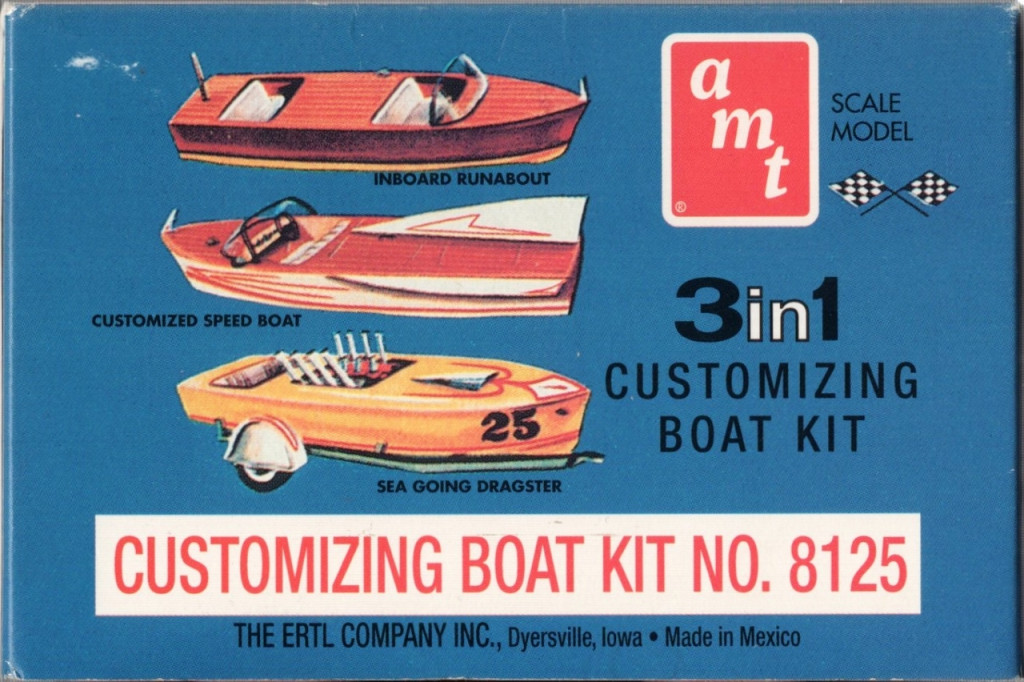 AMT 1959 Customizing Boat Kit - 3 in 1 - Inboard Runabout, Customized ...