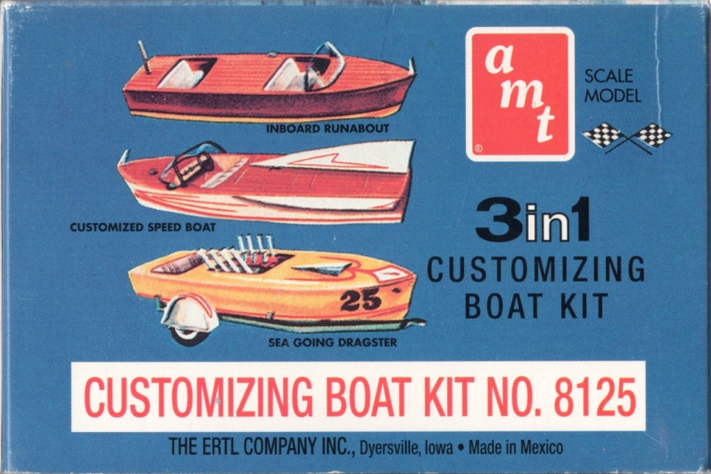 AMT 1959 Customizing Boat Kit - 3 in 1 - Inboard Runabout, Customized ...