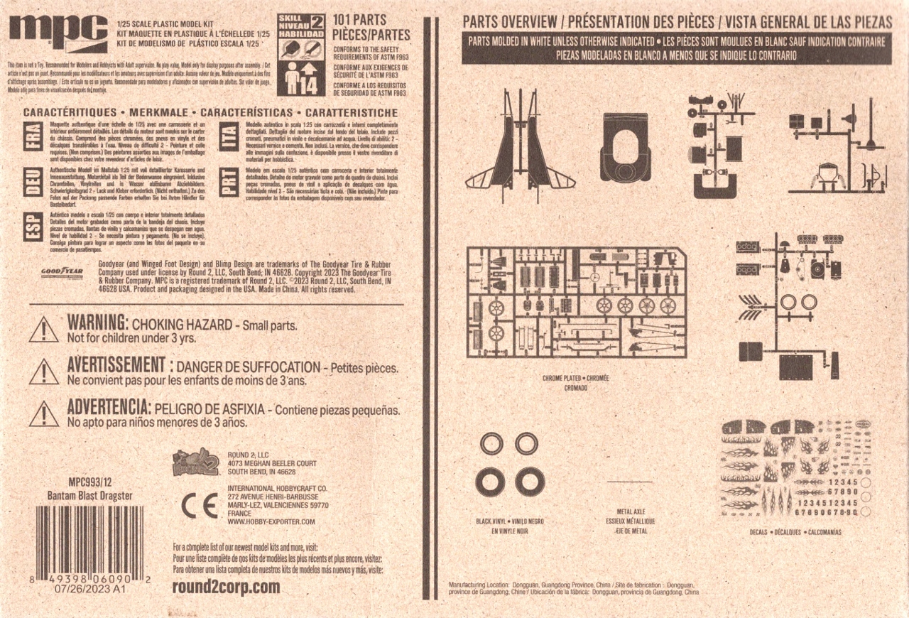 MPC "Bantam Blast" AA/FA Altered Roadster - Spotlight Hobbies